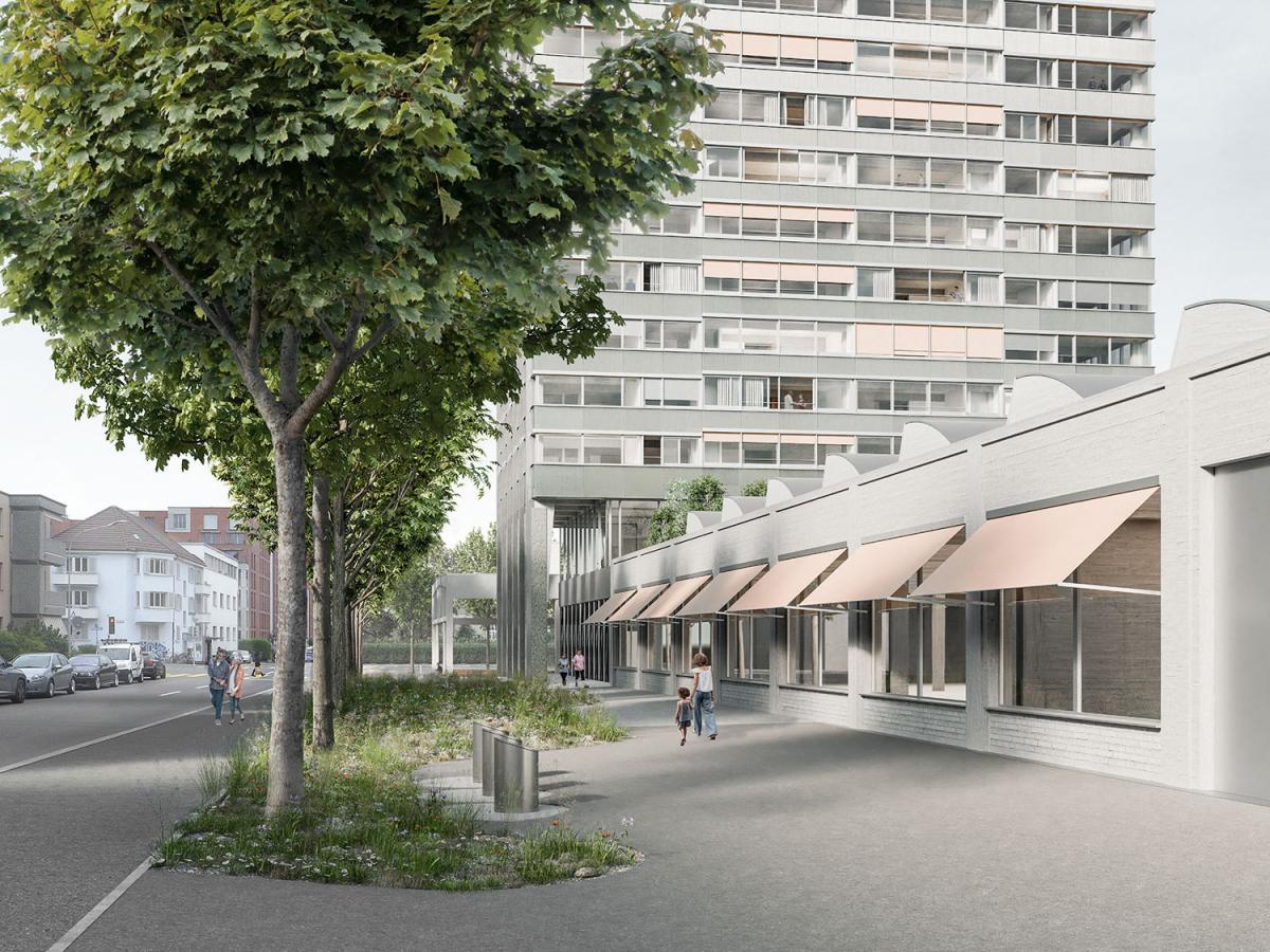 In Zürich entsteht ein neues Wohnhochhaus von pool Architekten