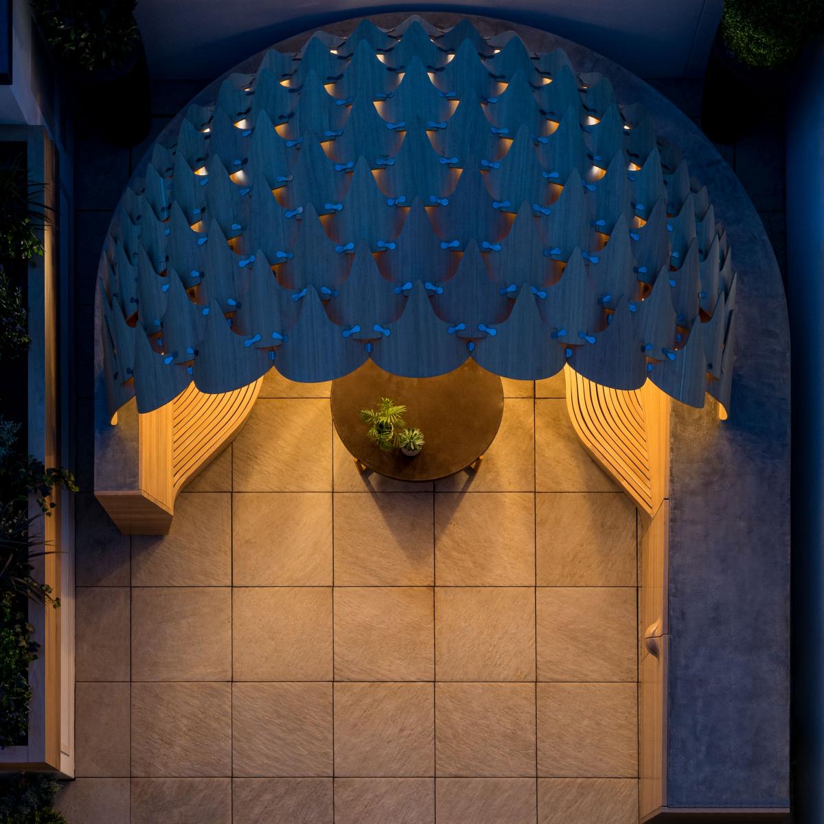A Canopy of Timber Tiles