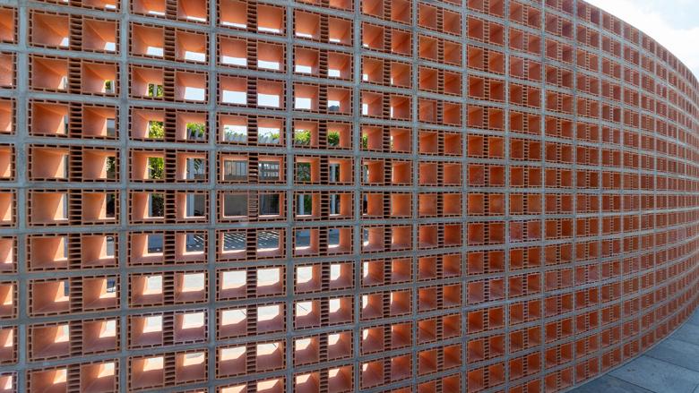 A Brick 'Lattice' on the Roof