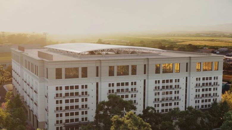 Revised Design of Controversial Munger Hall Seeks Approval