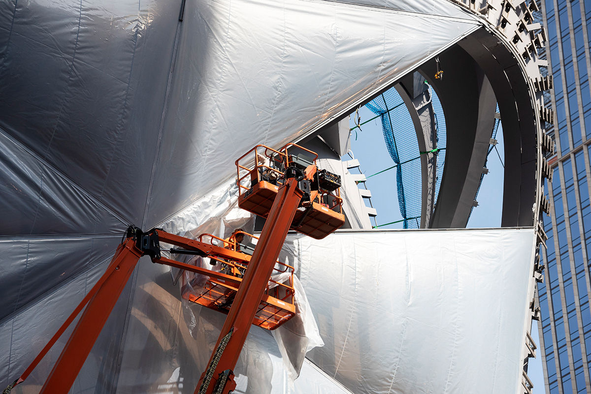 A Movable Enclosure of Air and Plastic