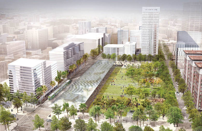 Four Finalists for Pershing Square Redesign Unveiled