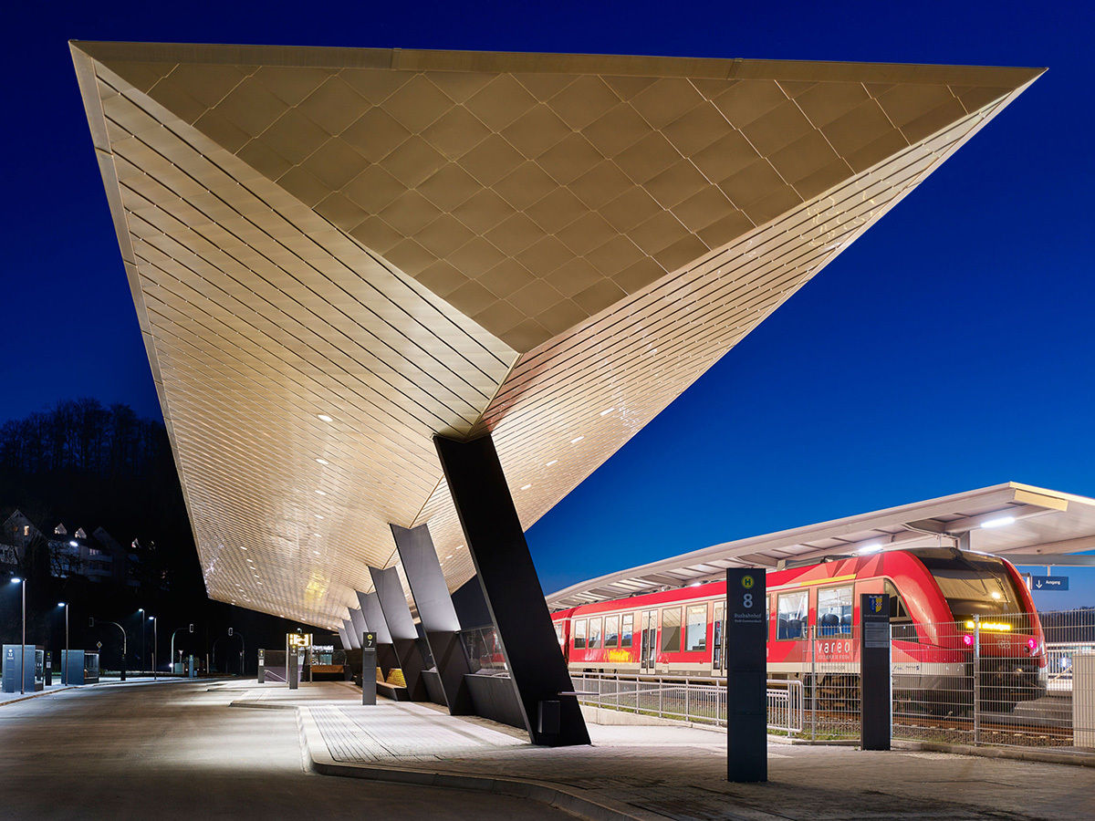 Two Bus Station Canopies - pape + pape architekten, BLUE WORKS Architects
