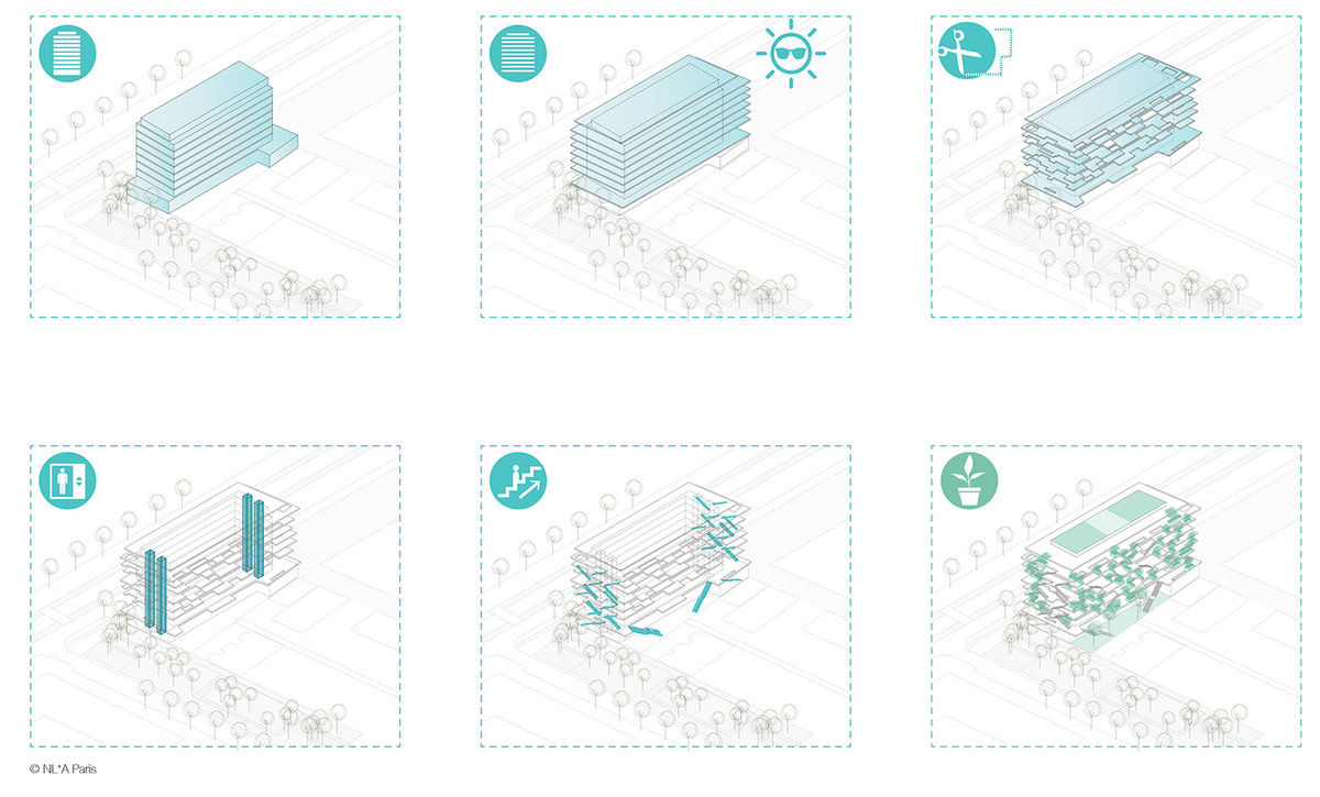 Office Building in Nice - NL*A Paris