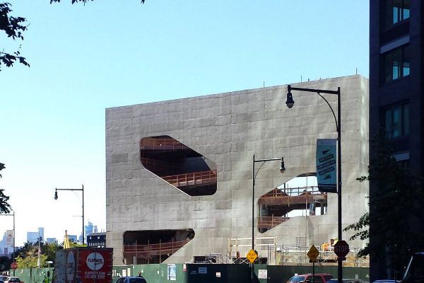 In Progress: Holl's Hunters Point Library