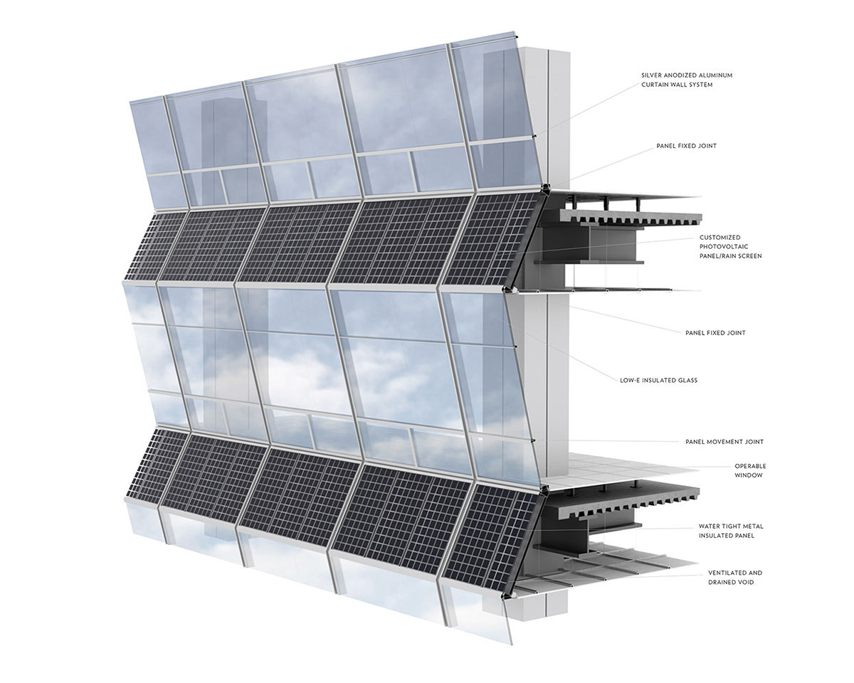 Tower with Photovoltaic Facade Wins Building of the Year