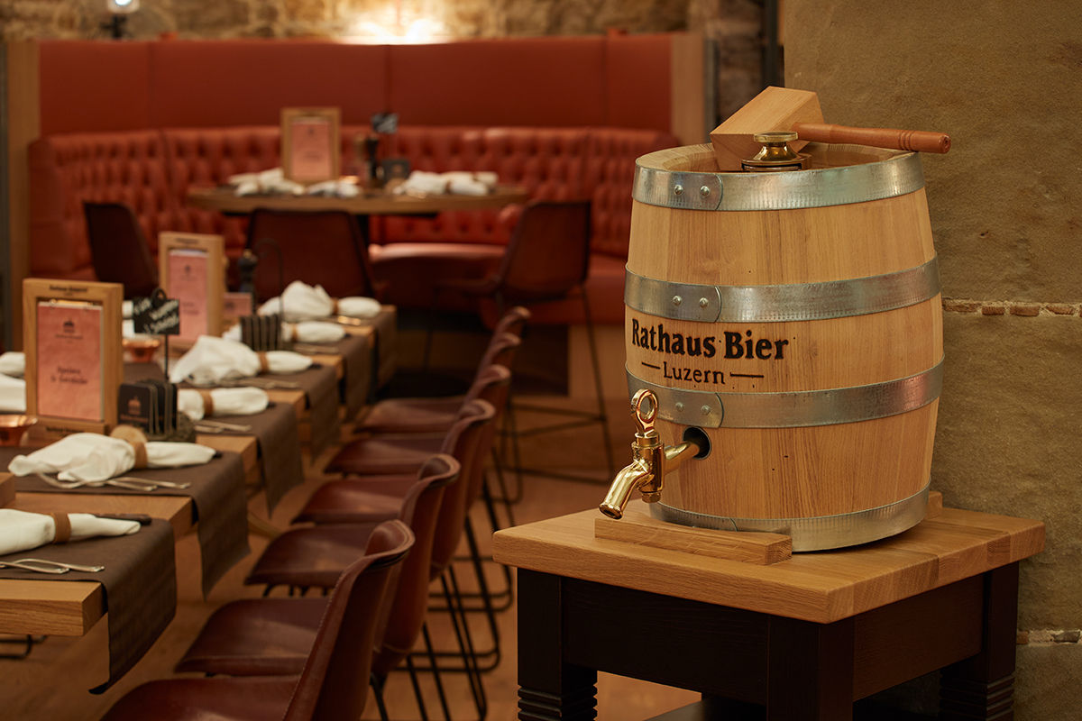 Restaurant Rathaus Brauerei Luzern Lussi+Partner