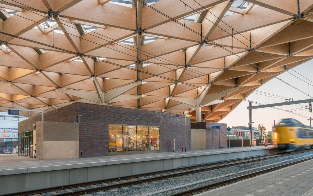 Bahnhofsüberdachung Assen Station Ingenieurbüro Miebach