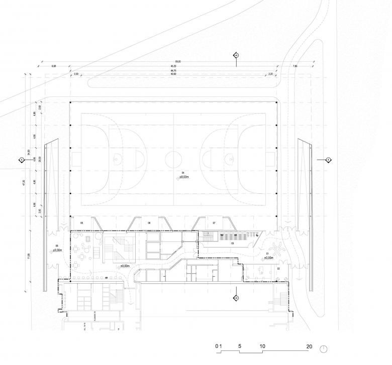 Sports Hall Extension Sadar+Vuga