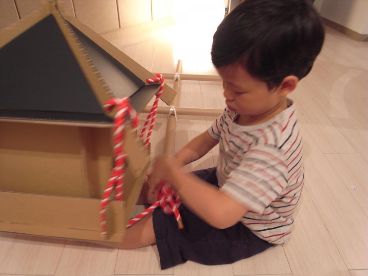 OMIKOSHI/Portable shrine craft kit for kids Hiroaki Iwasa Architects ...