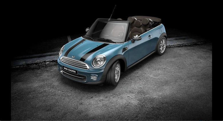 Animation Mini Cooper DUNEDIN ARTS Visualisierungen