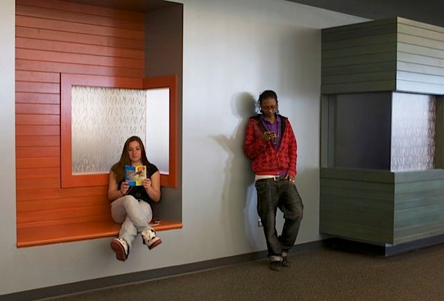 PUBLIC LIBRARY RENOVATION: TEEN VORTEX Architecture Is Fun