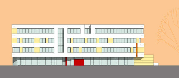 Neubau Ärztezentrum Eckhoffplatz Alex Guth Architekt