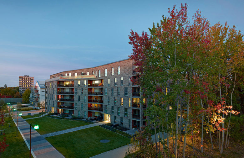 Annedalsterrassen, Green housing development Kjellander Sjöberg