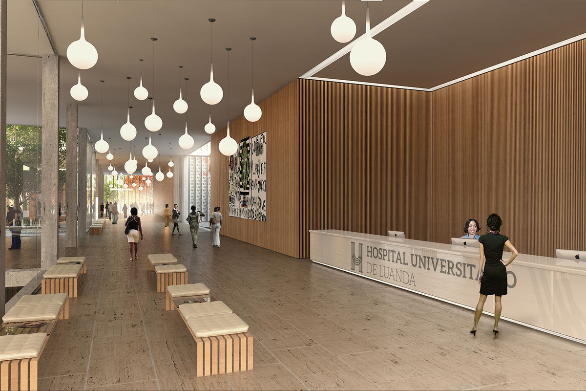 Luanda University Hospital Costa Lopes Arq