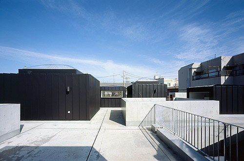 House with Square Skylight NKS2 architects