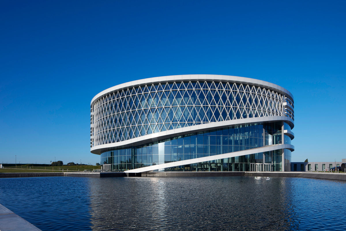 BARCO Belgium HQ Steven Massart - Architectuurfotografie