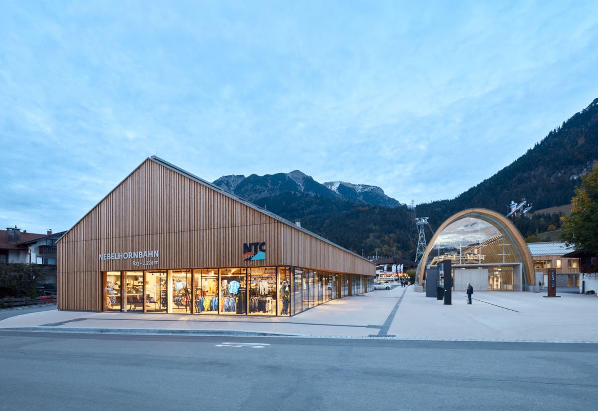 Nebelhornbahn Talstation HK Architekten, Hermann Kaufmann + Partner ZT GmbH