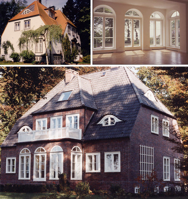 Umbau und Restaurierung Einfamilienhaus Hirschparkweg Alex Guth Architekt