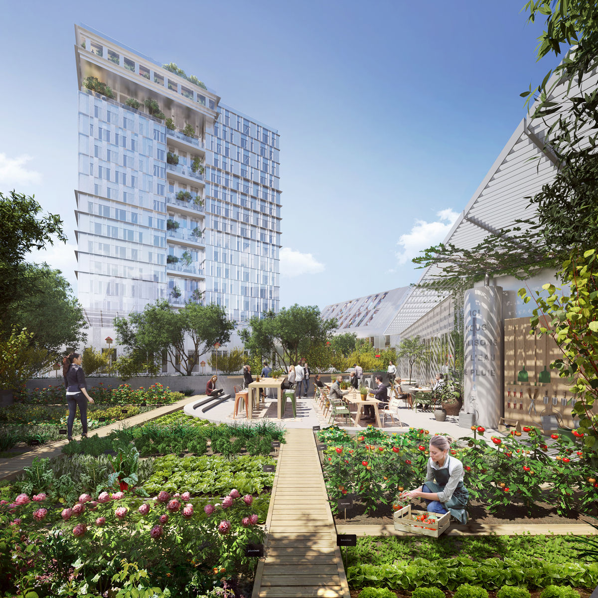 Archipel - Vinci Headquarters VIGUIER architecture urbanisme paysage