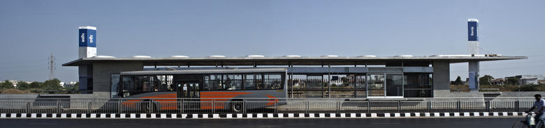Bus station, Janmarg BRTS Arya Architects