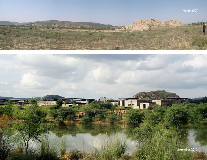 Hathigaon (Housing for Elephants and their Mahouts) RMA Architects