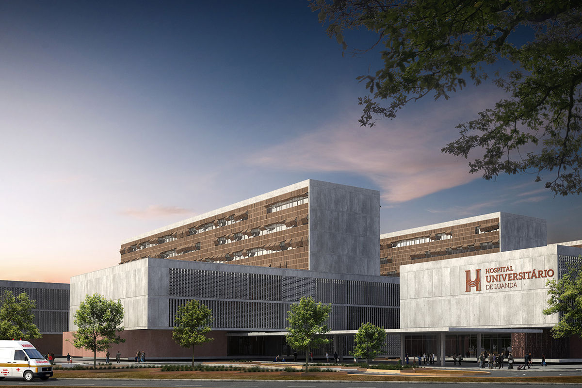 Luanda University Hospital Costa Lopes Arq