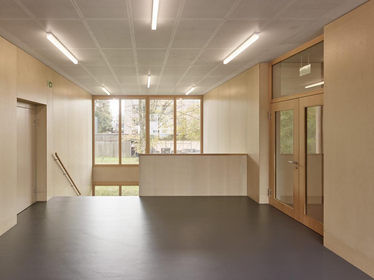 Dreifachkindergarten und Kita Hinwil Schweizer Hauser Architekten AG