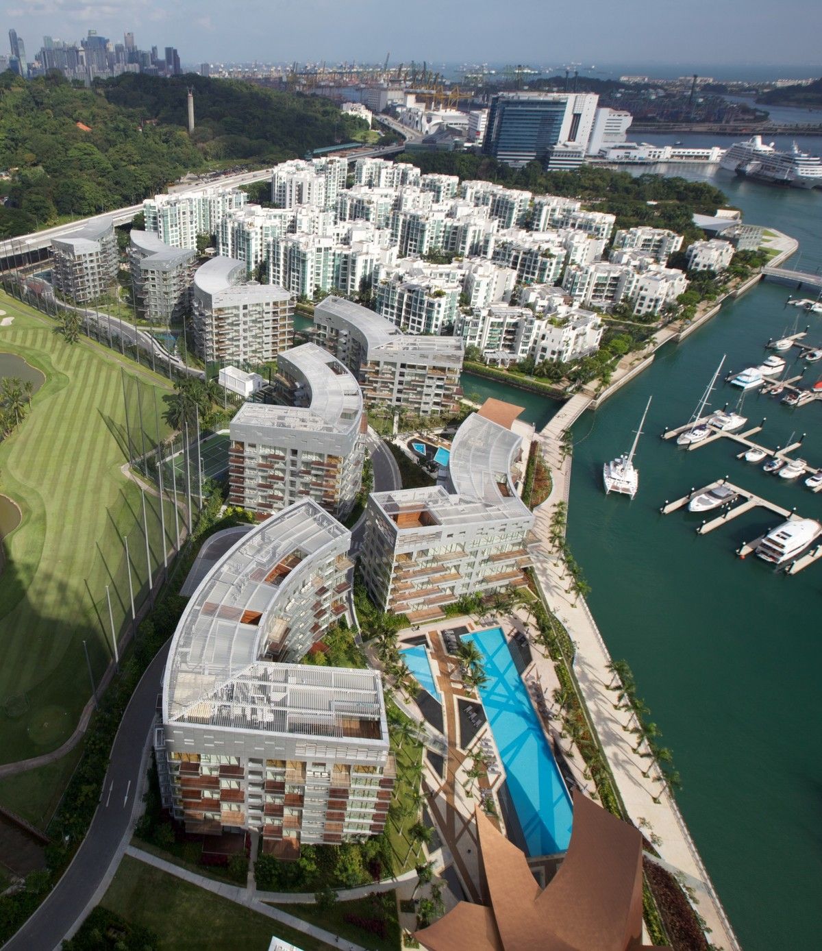 Reflections at Keppel Bay Studio Libeskind