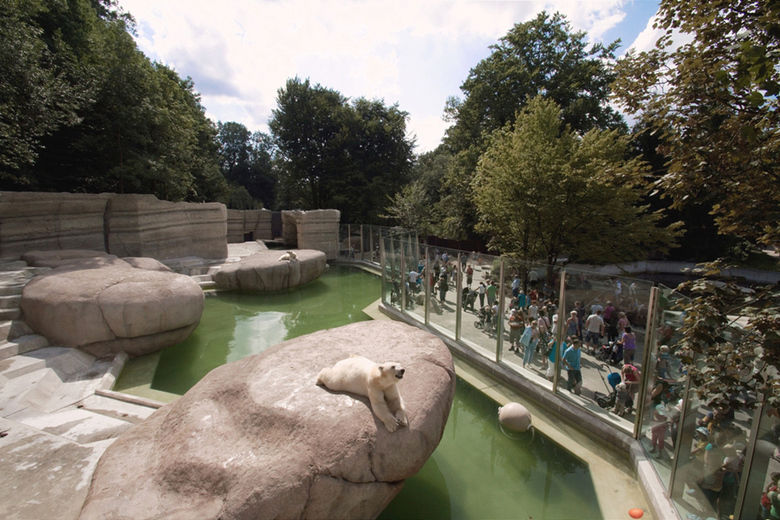 Eisbärenanlage im Tierpark Hellabrunn Lanz Architekten