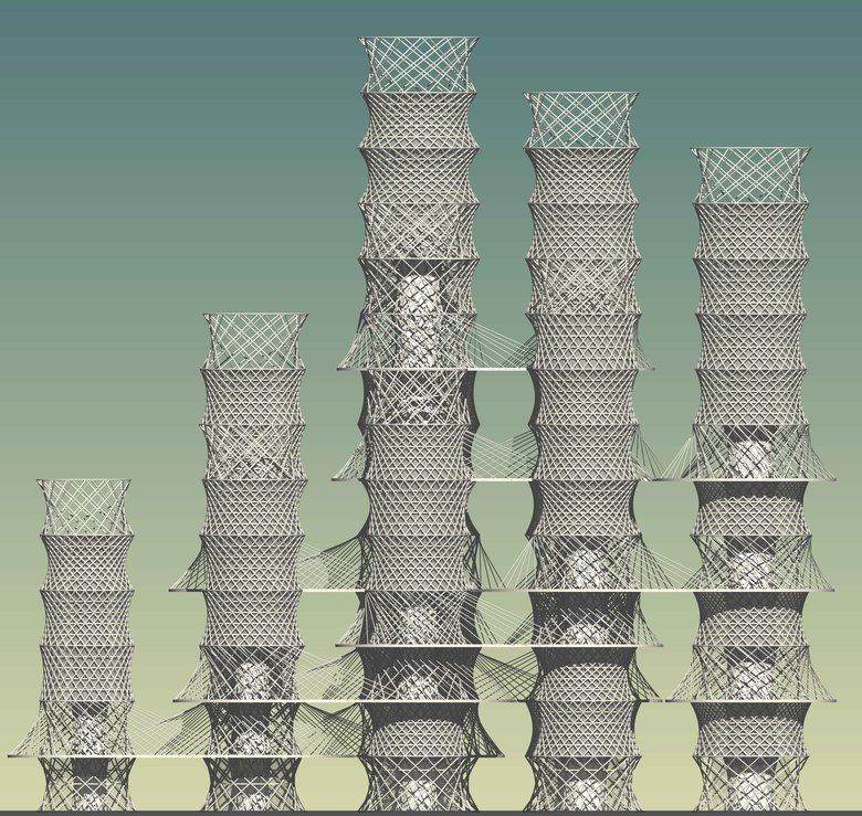 Architects Village - Bamboo Skyscraper CRG Architects