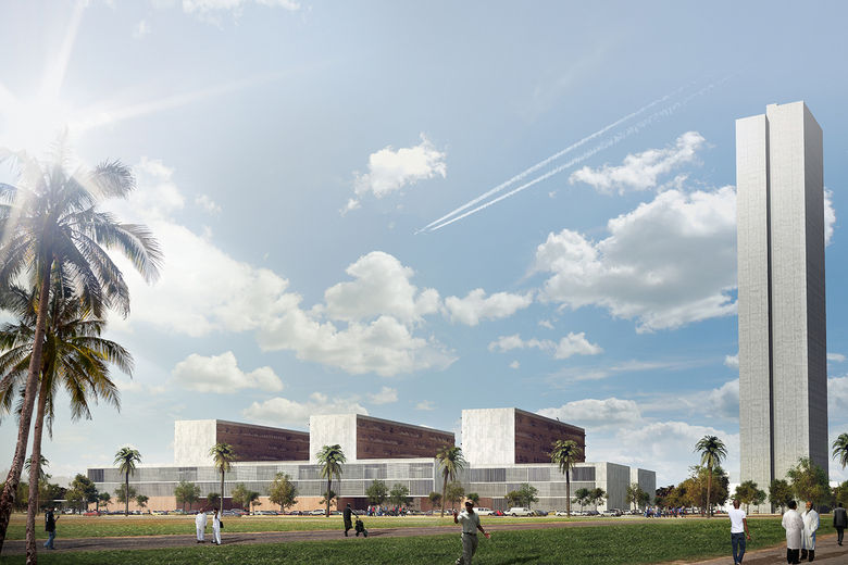 Luanda University Hospital Costa Lopes Arq