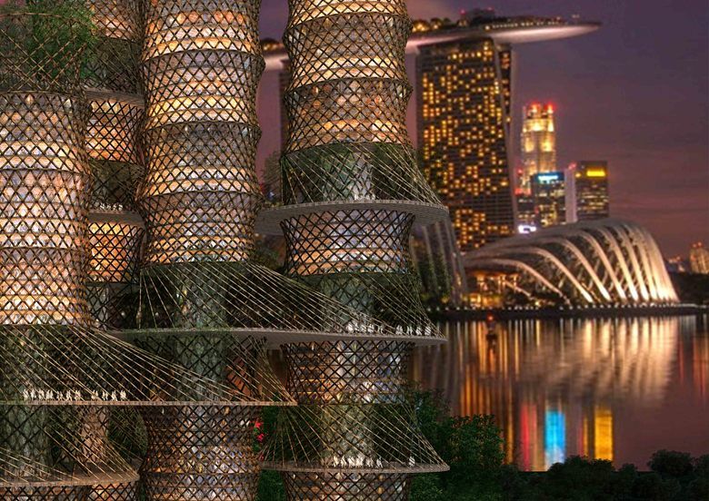 Architects Village - Bamboo Skyscraper CRG Architects