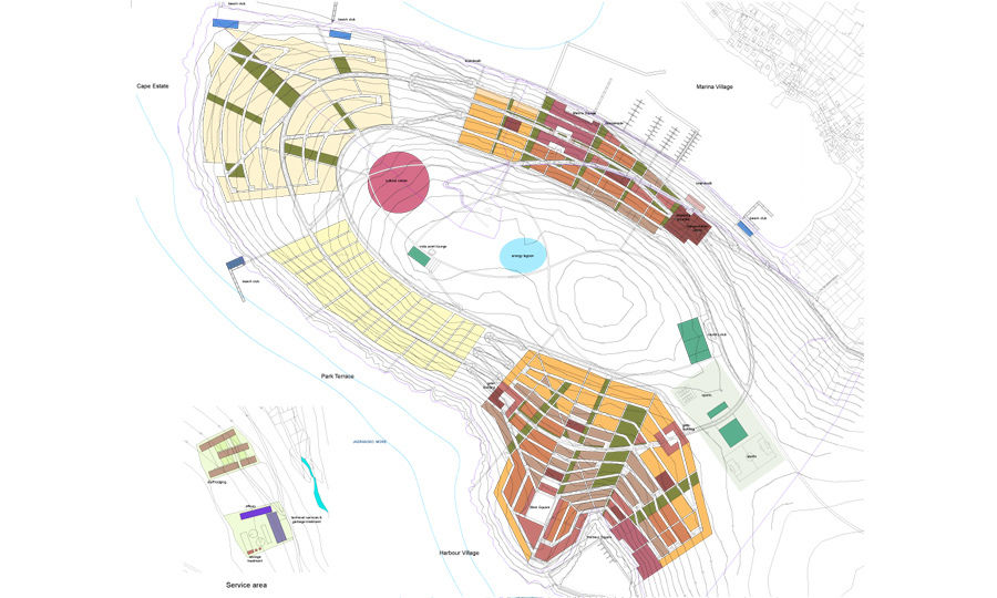 Masterplan Bigova Bay O&O Baukunst
