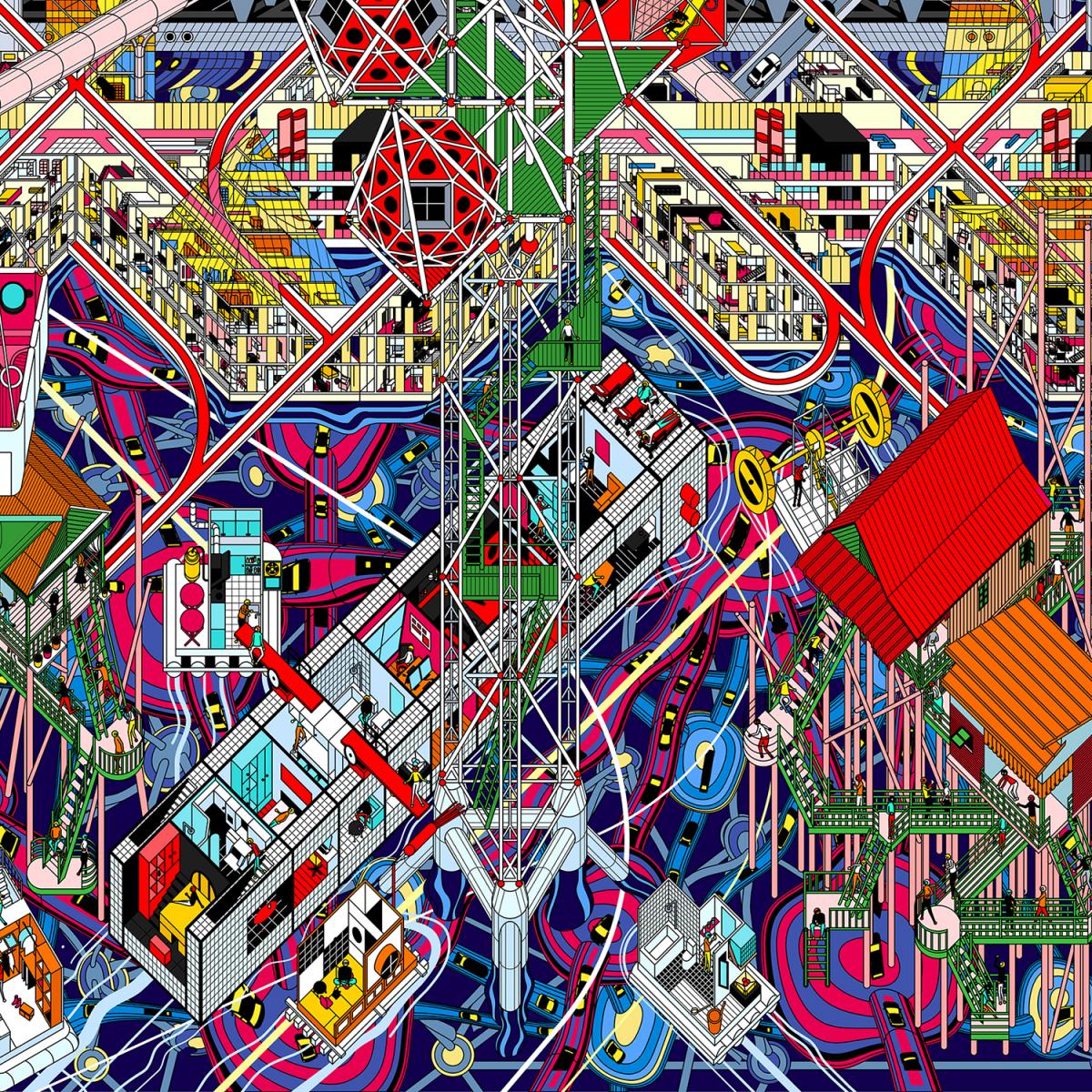 Archigram Cities Drawing Architecture Studio