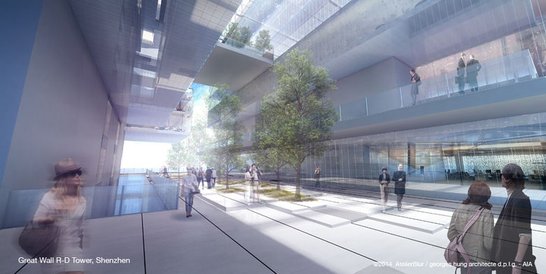 Great Wall Technology Headquarters Tower Studio Georges Hung