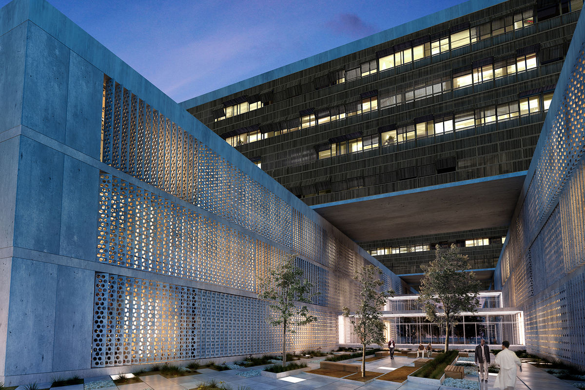 Luanda University Hospital Costa Lopes Arq