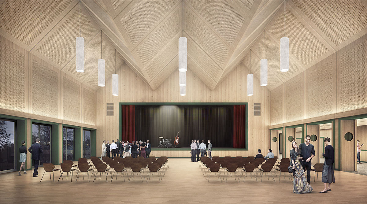 Mehrzweckgebäude mit Gemeindesaal und Dorfladen urbaNplus / Stefan ...