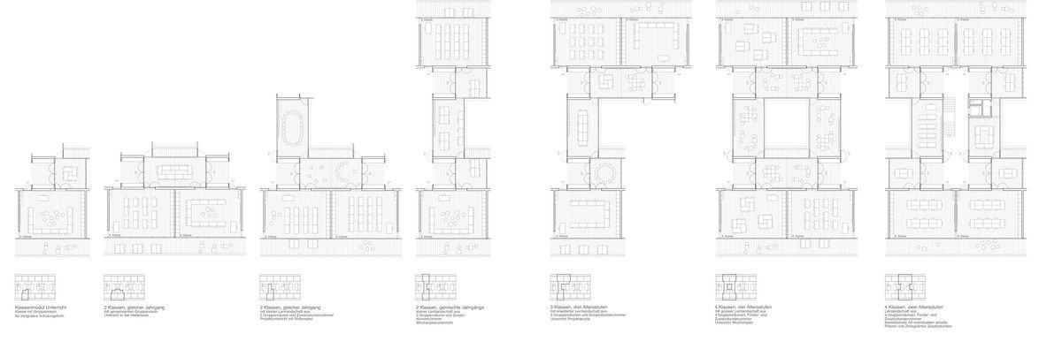 Primarschulhaus mit Kindergarten und Doppelturnhalle in Therwil ...