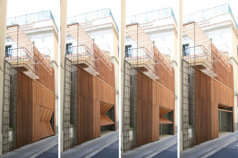 Garage, garden, terrace, swimming pool and access to terraced house ...