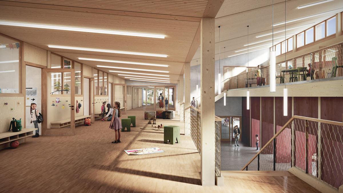 Schulraumerweiterung Bützi Büning-Pfaue Kartmann Architekten