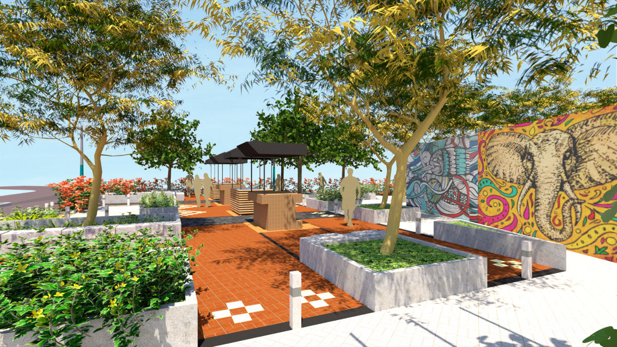 Vizag Street beautification CnT Architects