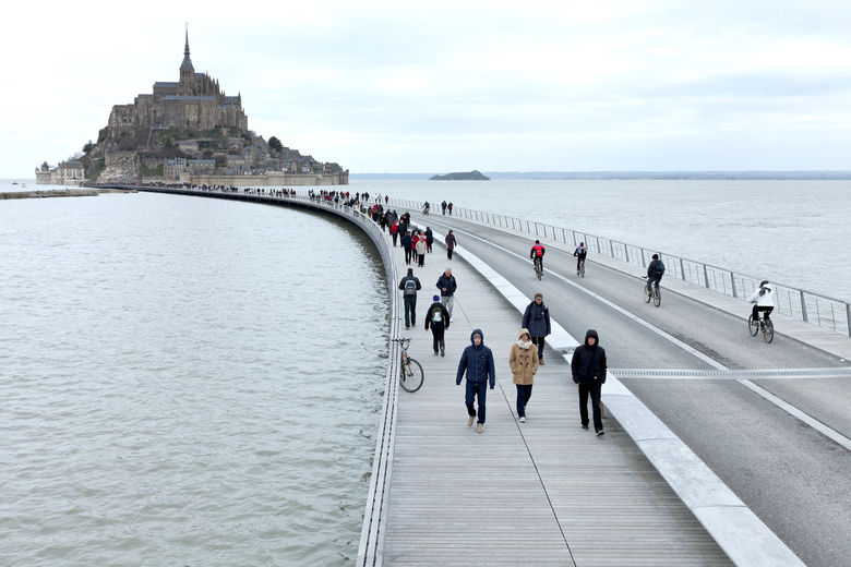 La Jetée - Pont-Passerelle du Mont-Saint-Michel Dietmar Feichtinger ...