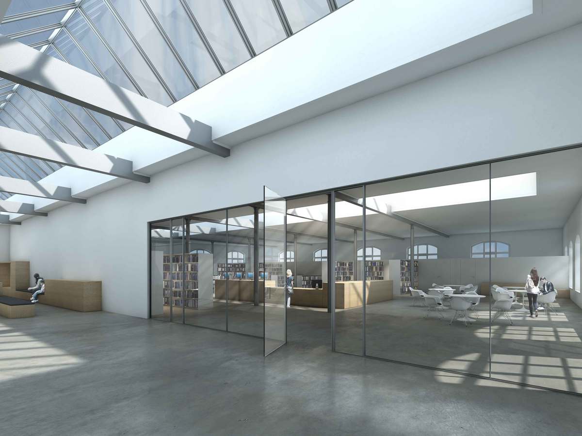 Bibliothek / Ludothek Gossau Flur Architekten