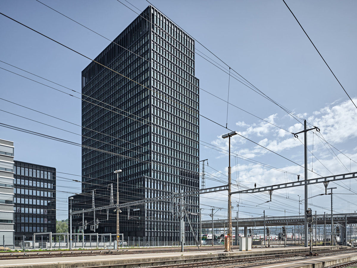 Westlink Tower und Cube Burkard Meyer Architekten