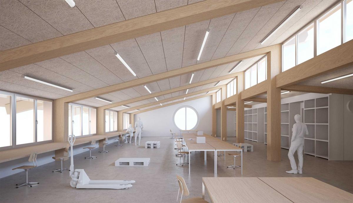 Neubau Schreinerei und Umbau alte Schreinerei Stiftung zur Weid Schmid ...