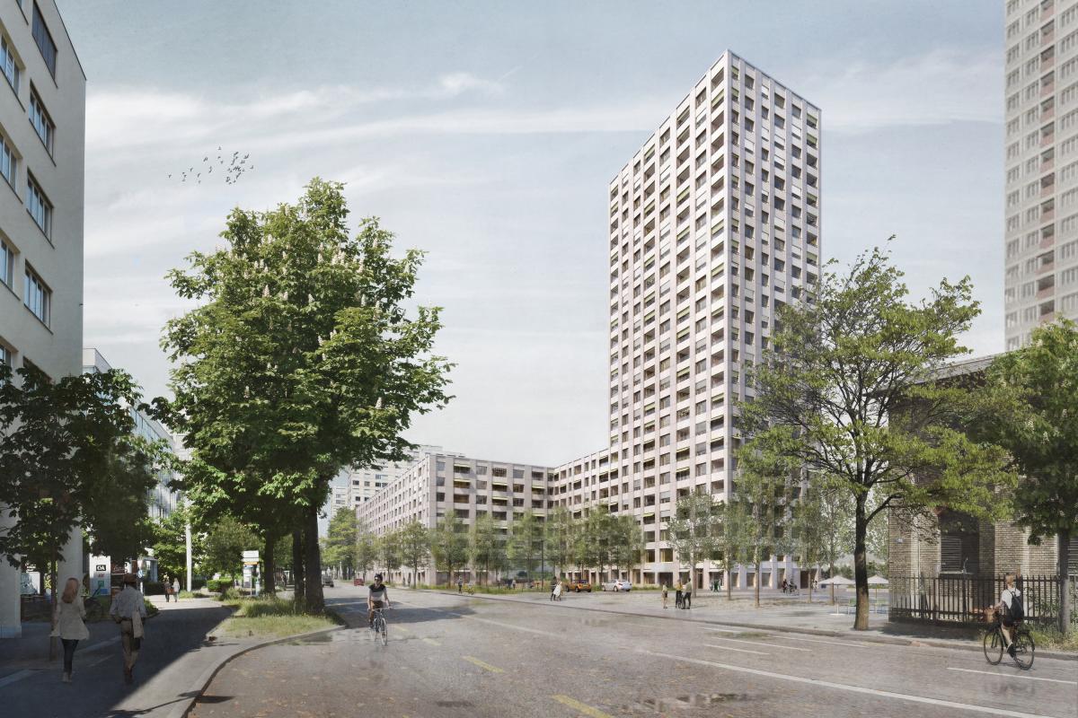 Neubau Wohnsiedlung Letzi - Gut&Schoep Architekten MIYO Visualisierung